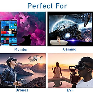 Goovis Young T2 Head-Mounted Display Personal Mobile Cinema with AM-OLED Display HMD for Gaming and Movies Compatible with Laptop Tablet Smartphone