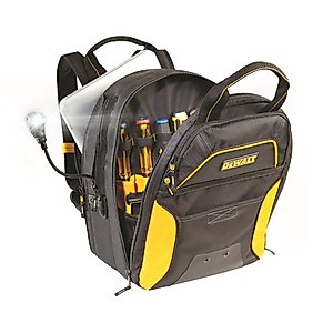 Dewalt DGCL33 33-pocket Lighted USB Charging Tool Backpack
