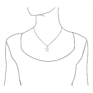 Sterling Silver HOPE Kanji Chinese Character Pendant