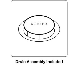 KOHLER 97093-4-CP Hint Widespread Bathroom Faucet with Pop-Up Drain Assembly, 3 Hole 2-Handle Bathroom Sink Faucet, 1.2 gpm, Polished Chrome