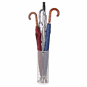 Mind Reader UMBHWIRE-WHT Mini Umbrella Stand Rack Holder, White