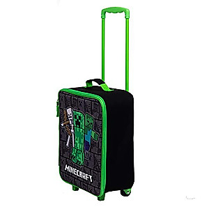 Bioworld MINECRAFT Rolling Luggage, 14" Pilot Case