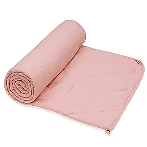 NexHome Weighted Blanket Kids 5lbs, 36x48 inches Toddler Heavy Blanket, Warming and Cooling Weighted Blanket for Boys and Girls, 100% Soft and Breathable Kids Weighted Blanket, Pink.