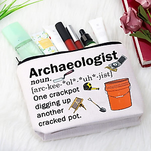 GJTIM Anthropology Archaeologist Gift Archaeology Artifact Gift Archaeologist Definition Makeup Bag Graduation Gift for Archaeology Students (Archaeologist Definition)