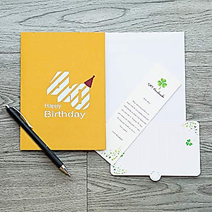 DKT Handmade Happy birthday pop up card, 3D Popup Greeting Cards (Happy Birthday Number Age 40th pop up card)