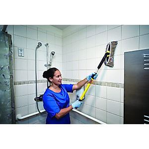 Rubbermaid Commercial HYGEN Quick-Connect Flexible Microfiber Mop Cover-Dust and Dirt, 8-inch, Green, Wet/Drop Mop Frame for Floor Cleaning on Title/Hardwood/Laminate Floors