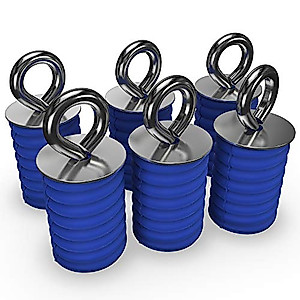 GripPRO ATV Anchors to fit Polaris Ranger & General Lock & Ride - ATV Tie Down Anchors Set of 6 - OEM Quality Fit ATV Lock and Ride Accessories - Patented Design - Will NOT FIT RZR