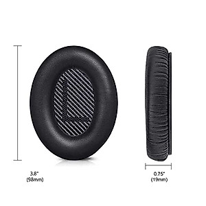 Headphones Replacement Ear Pads for Bose QC15, QC25, QC35, QC35ii. (QC35, QC35II)