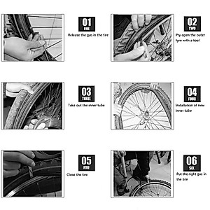 CALPALMY (2 Sets) 20” Kids Bike Replacement Tires and Inner Tubes - Fits Most Kids Bikes Like RoyalBaby, Joystar, and Dynacraft - Made from BPA/Latex Free Premium-Quality Butyl Rubber
