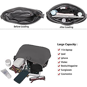 Montana West Hobo Bags for Women Purses and Handbags Classic Simple Top Handle Shoulder Satchel Bags MWC-085GY