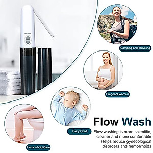 Portable Travel Bidet Electric Mini Atomizer with USB Cable Charging is Used for Soothing Postpartum Care Perineal Personal Cleaning