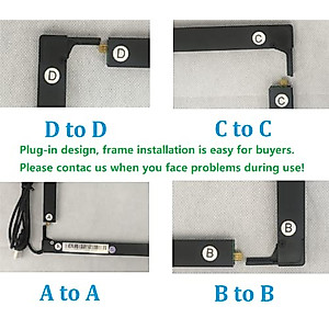 DeYoWo 43 Inch Interactive 10 Points Infrared IR Touch Screen Overlay Frame Free Driver…