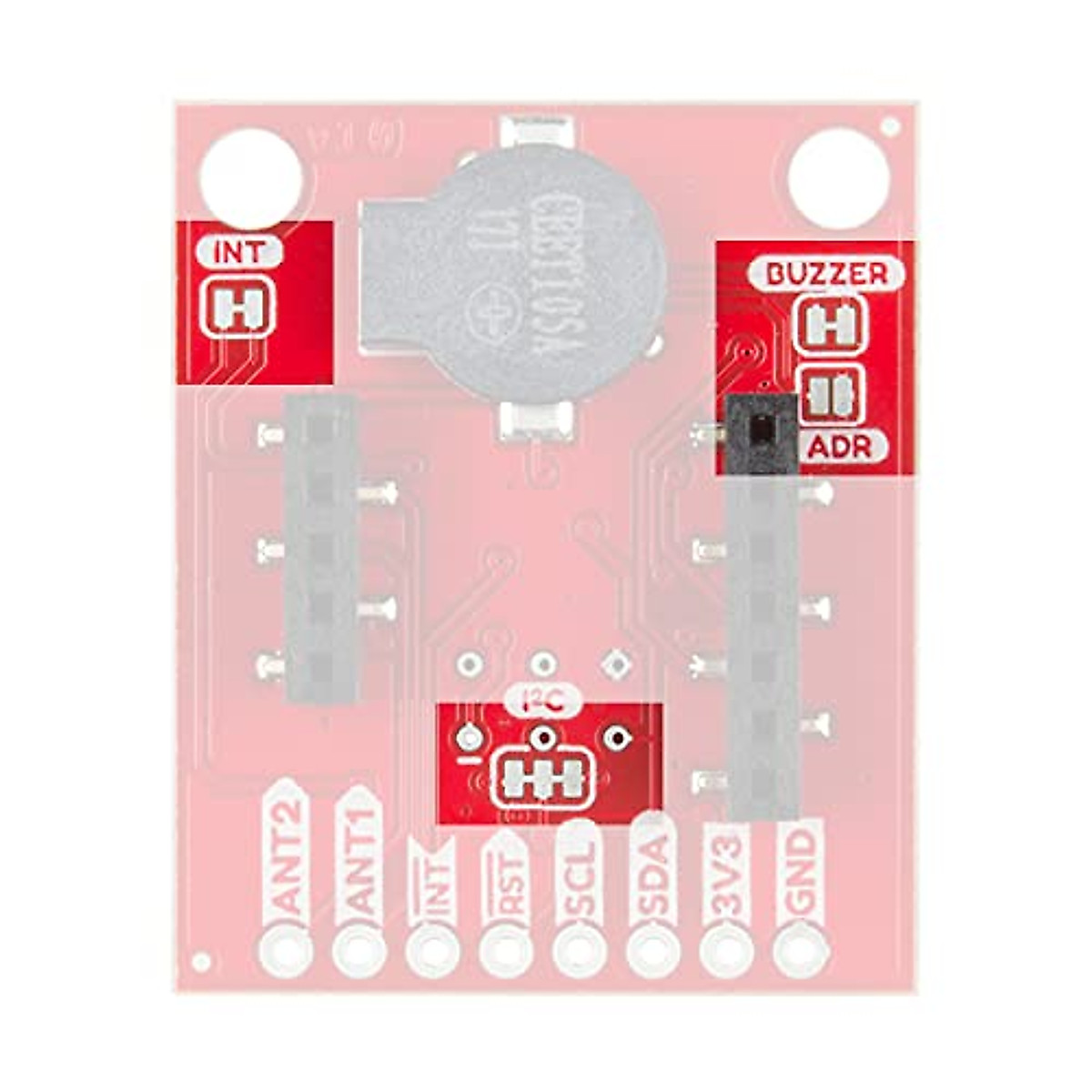 SparkFun RFID Qwiic Reader-Pairs with The ID-LA modules: ID-3LA, The ID-12LA, or The ID-20LA, and utilizes 125kHz RFID Chips Includes Read LED & Buzzer No Soldering Required