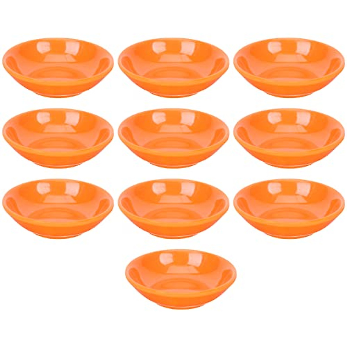 UPKOCH Household Dipping Bowl 10pcs Small Dipping Bowls Soy Sauce Dish Kitchen Condiment Dishes Melamine Dip Soy Sauce Dishes Side Dishes for Home Kitchen Vinegar Dish