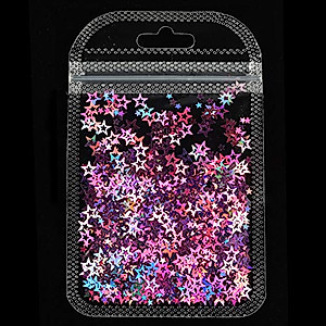 Stars Crystal Sequins Epoxy Resin Mold Filler Holographic Nail Sequins Glitter Flakes for Nail Art Decorations