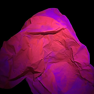 5 Pack Black Light Micro Effects Light 405nm Violet LED Mini Blacklight with 9V Battery Clip for Props Scenery Fluorescent Paints Theatrical Costumes UV Glow Inks