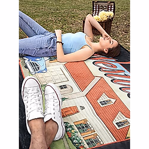 Marvel Wandavision Welcome to Westview Super Soft Fleece Throw Blanket