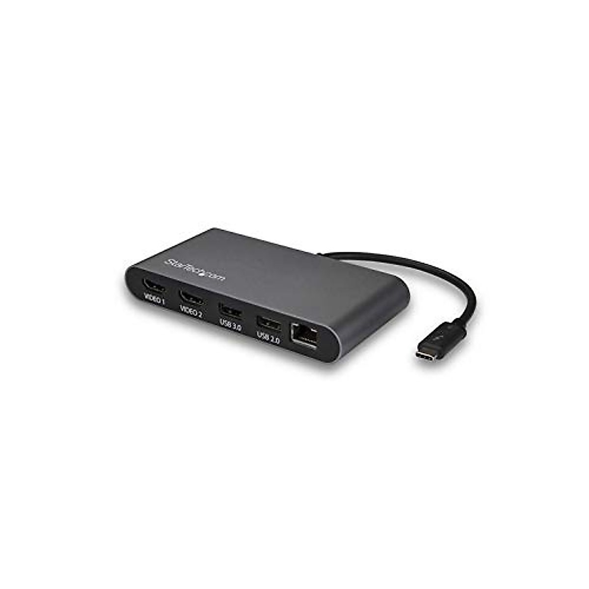 StarTech.com Dual 4K Monitor Mini Thunderbolt 3 Dock with HDMI - Mac & Windows Docking Station - Discontinued, Limited Stock, & Replaced by TB3DKM2HDL (TB3DKM2HD)