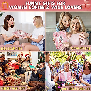 Funistree Nurses Gifts for Women Christmas Birthday Anniversary Graduation, Funny Nurse Retirement Presents, How Nurses Tells Time Before After Patients Mug Rack Wine Glass Holder for Nurses' Day