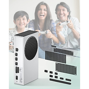 ZAONOOL Dust Filter Set for Xbox Series S Console - Include 7 Silicone Dust Protector and 4 PVC Mesh Filter Covers