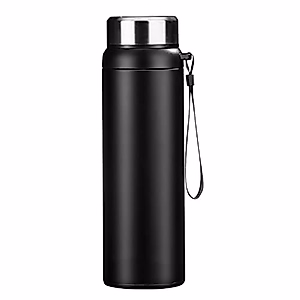 SEASD Thermos Bottle with Tea Filter Vacuum Flask Sealed Leakproof Stainless Steel Milk Big Capacity Travel Insulated Cup (Color : 1500ML)