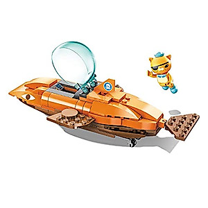Enlighten for Age 6+ Building Block Ocean Adventure Octonauts GUP-B Tiger Shark Vehicle & Kwazii 113pcs Building Brick Set-No Package Box (3701)