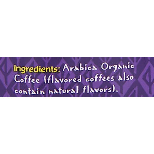 The Organic Coffee Co. Ground Coffee - Gorilla Decaf (12oz Bag), Medium Roast, Swiss Water Processed, USDA Organic