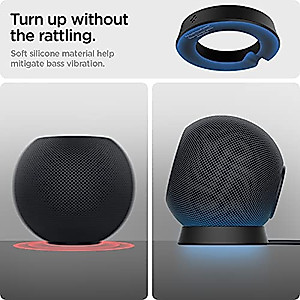 Spigen Silicone Fit Designed for HomePod Mini Stand HomePod Mini Speaker Holder - Black
