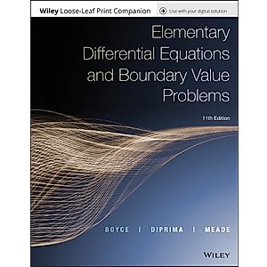 Elementary Differential Equations and Boundary Value Problems