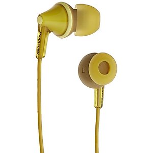 Panasonic RP-HJE125-Y Wired Earphones, Yellow