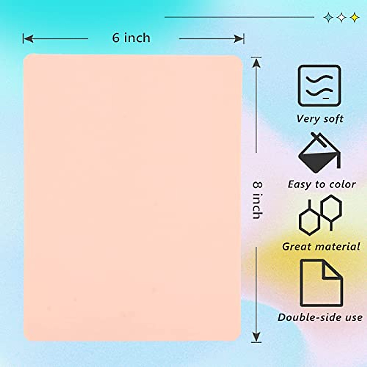 Fake Practice Skin Transfer Paper 40Pcs- Beoncall Fake Skin 10Pcs 8×6in Thermal Stencil Transfer Paper 30Pcs A4 Size 4 Layers