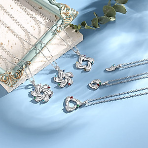 Ashleymade Customized Name Necklace with Baby Feet Pendant Mom necklace with kids names with Simulated Birthstones Necklace for Women (4 names)