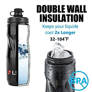 Bike Water Bottle Cages, LERMX Basic Mountain Bicycle Accessories Lightweight Universal Bicycle Water Bottle Holder with Water Bottle Cages for Outdoor Cycling