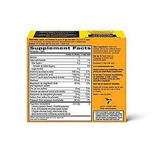 Airborne 1000mg Vitamin C with Zinc, SUGAR FREE Effervescent Tablets, Immune Support Supplement with Powerful Antioxidants Vitamins A C & E - 30 Fizzy Drink Tablets, Zesty Orange Flavor