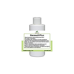 Kyabo Germall Plus- Natural Preservative - Clear Liquid - Excellent broad spectrum preservative - 4oz - Compatible with most cosmetic ingredients Good for water based formulas
