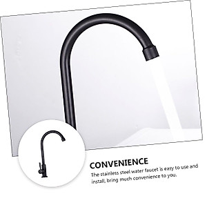 DOITOOL Faucet Sink Sprayer Home Water-tap Rotatable Water-tap Rotating Water Tap Multi-Functional Water Tap Home Supply to Rotate Stainless Steel Laundry tub Steel Sink
