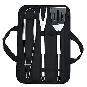 BBQ Grill BBQ Accessories, Stainless Steel Grill Tools Grilling Accessories Grill Set Barbecue Grill Accessories for Outdoor Grill, BBQ Tools Grill Utensils Grilling Tools