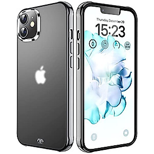 ORIbox Case Compatible with iPhone 12 Case and iPhone 12 Pro Case, Translucent Matte case with Soft Edges, Lightweight & Case Compatible with iPhone 11 Case, with 4 Corners Shockproof Protection