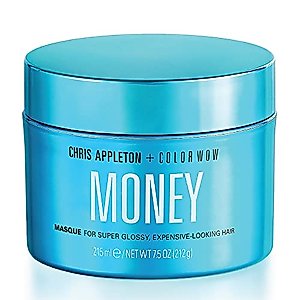 Color Wow Money Masque – Deep hydrating conditioning treatment created with celebrity stylist Chris Appleton; Hydrates, repairs, silkens all hair types, color-treated, dry, damaged, curly, fine; Vegan