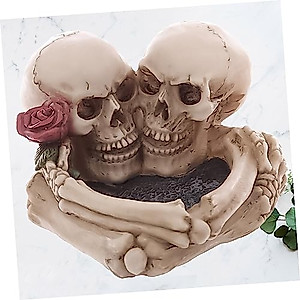 NOLITOY 2 Pcs Halloween Decor Halloween Embellishments Resin Ashtray Creative Ashtray Ash Trays for Ashtray for Halloween Party Home Decoration Ashtray Holder Ash Tray