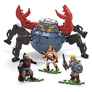 MEGA Masters of The Universe Building Set, She-Ra vs Hordak & Monstroid with 306 Pieces, 3 Poseable Micro Action Figures, for Adult Collectors