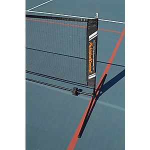 PickleballCentral Rally Portable Light Pickleball Net - 20 Foot Lightweight Portable Pickleball Net and Frame - Regulation Height - Easy Set-Up, Steel Tube Frame, Net Carry Bag