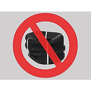 (2) 16x6.50-8 Tires 4 Ply Lawn Mower Garden Tractor 16-6.50-8 Turf Master Tread