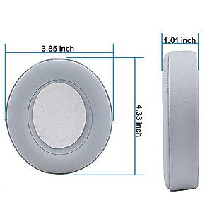 Sqrmekoko Replacement Ear Pad Earpad Cushion Cover for Kraken Pro V2 Gaming Headphone (Grey)