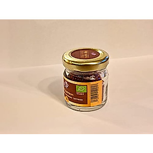 Organic Saffron - Banu Saffron Award Winning all Red Certified Organic Saffron Threads - 1 Gram (0.035 Ounce)