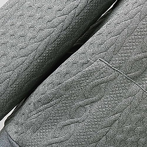 Thin Drawstring Sweaters For Women, Women Long Sleeve Sweatshirts Hoodie Jacket Jacket Trendy Y2k Hoodie with Pocket 03-Grey(with pocket),3X-Large