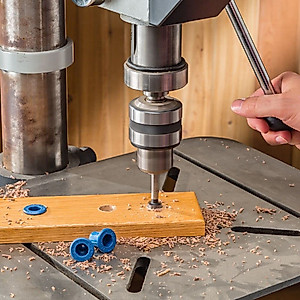 Router Bit Storage Inserts (10 Pack) - Holds 1/4” & 1/2” Shank Router Bits for Horizontal or Vertical Storage – Durable Molded Polyethylene Router Bit Storage Set – Neat, Clean Storage for Router Bits