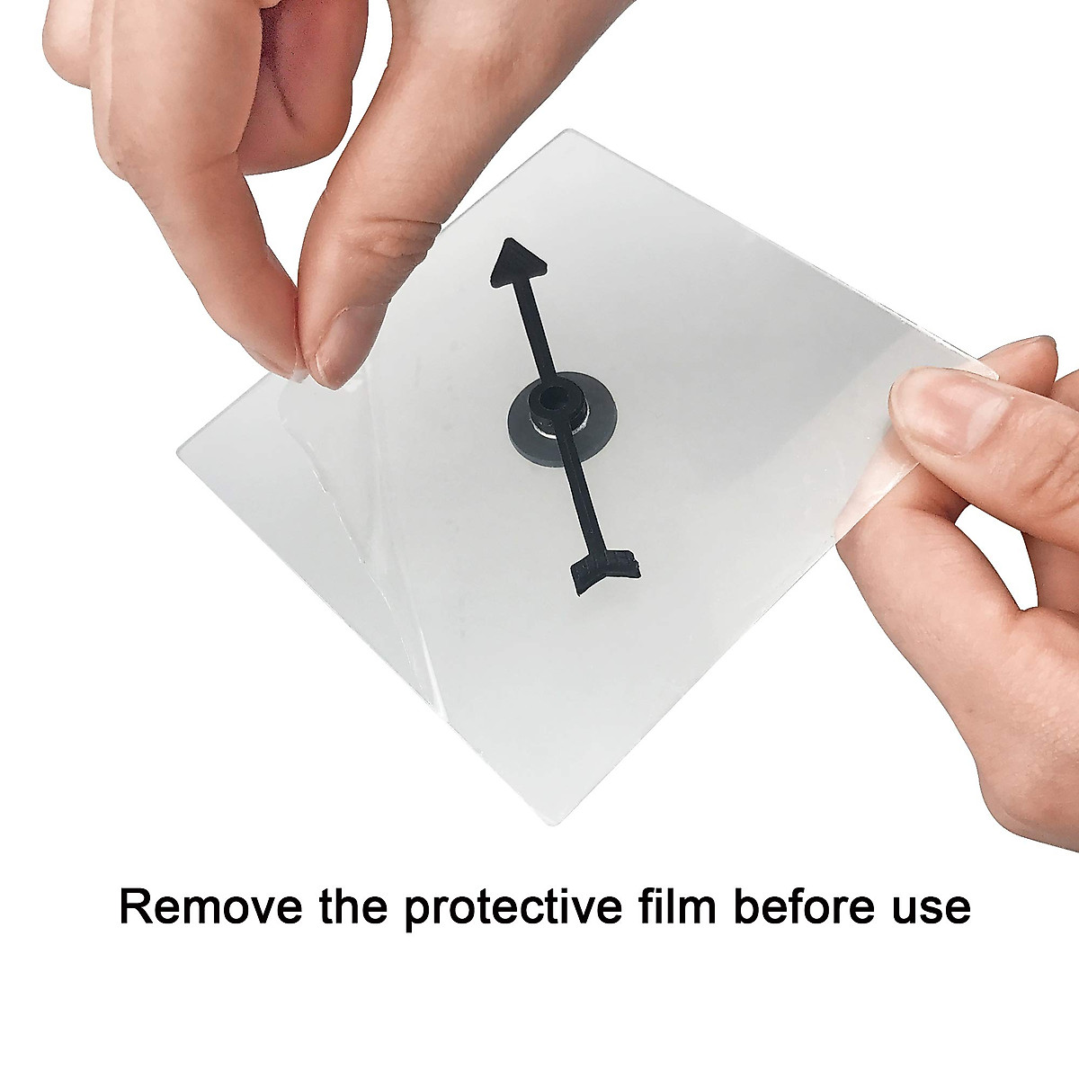 10 PCS Clear Transparent Spinners with Rotating Arrow Dry Erase Math Game Spinner for Party Games and Teaching