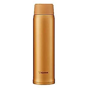Zojirushi SM-NA60-DM Water Bottle, Stainless Steel Mug, Direct Drinking, Lightweight, Cold and Heat Retention, 20.3 fl oz (600 ml), Honey Gold