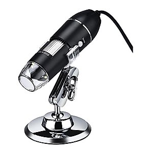 Handheld Digital Microscope Accessories 500X USB Digital Microscope Electronic Microscope Camera 8 LED Magnifier Adjustable Magnification Microscope Accessories (Color : USB 1600x)